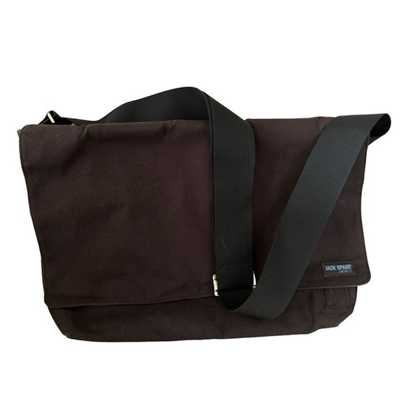 Jack Spade | Bags | Jack Spade Greene Street Brown Canvas Messenger Bag ...
